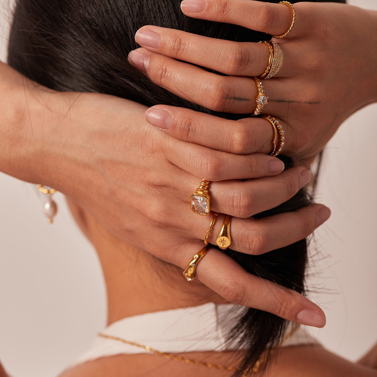 Waterproof Rings UK | Anti-Tarnish, Stackable, Adjustable – zoiera